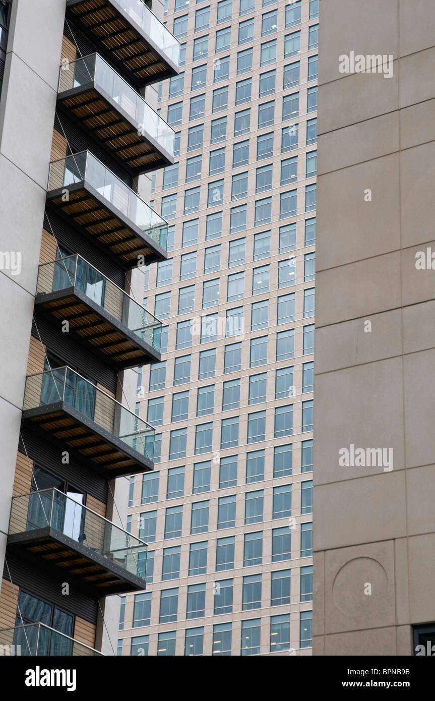Discovery Dock housing development, London E14, United Kingdom Stock ...