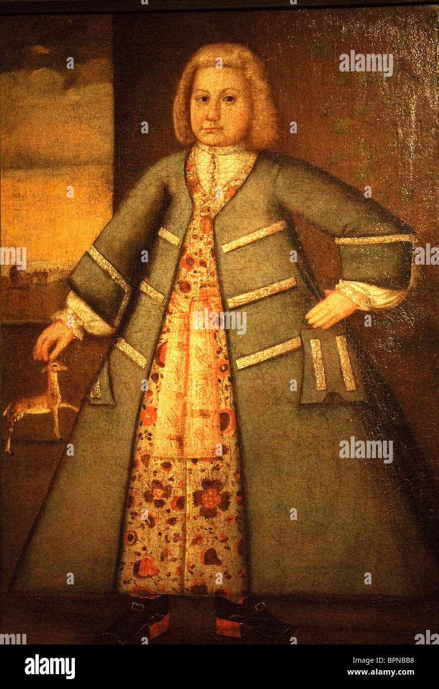 Boy with a Fawn Boy with a Fawn, ca. 1720 Stock Photo - Alamy