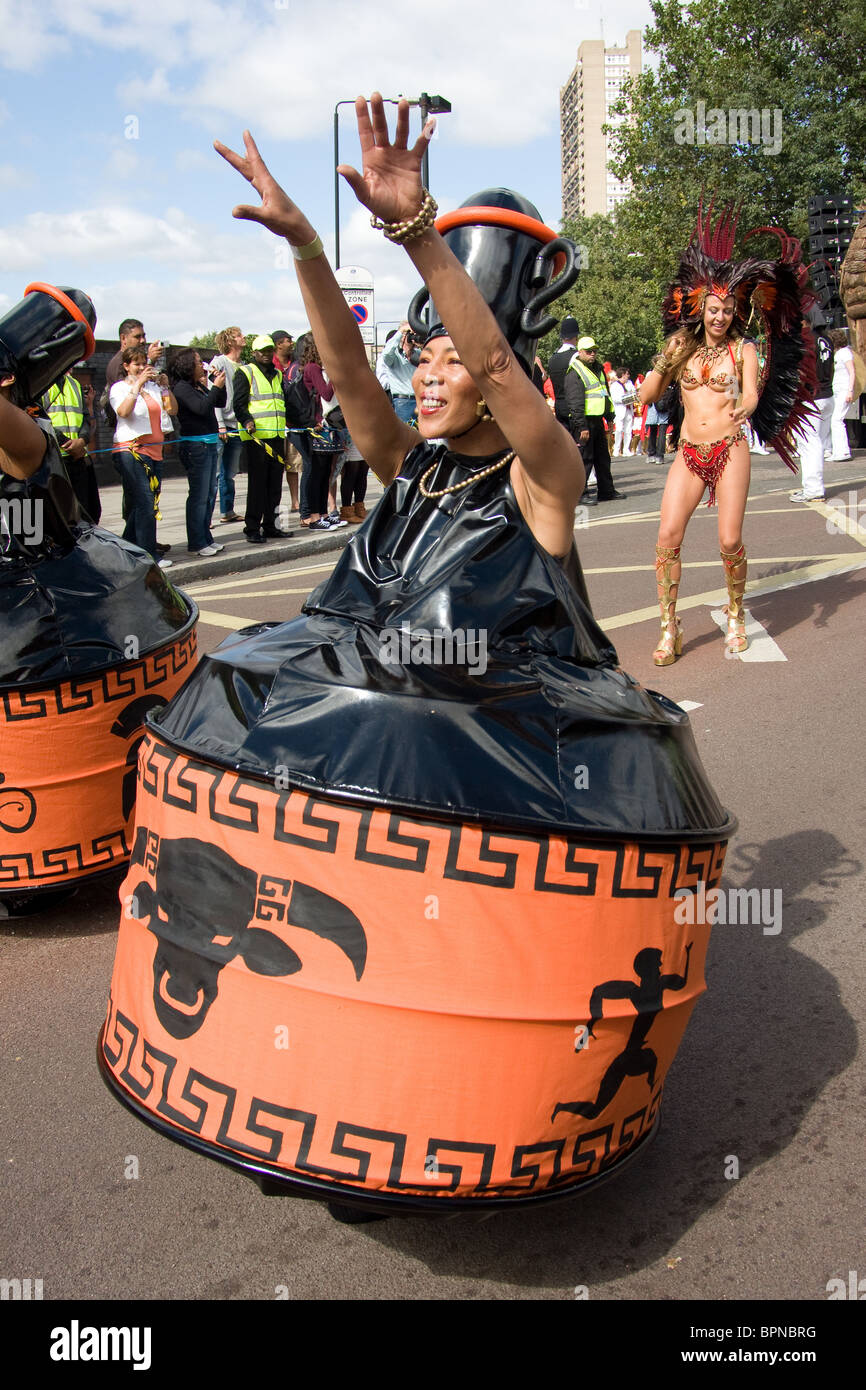 dress dancer costume Caribbean carnival dancing Stock Photo - Alamy