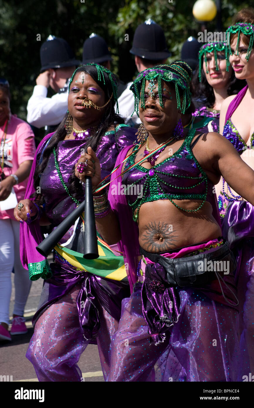 dress dancer costume Caribbean carnival dancing Stock Photo - Alamy