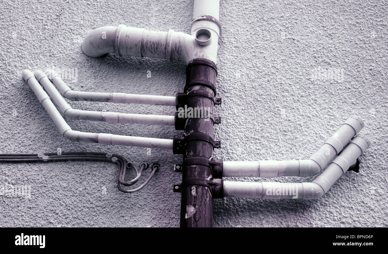 Old drainage pipes hi-res stock photography and images - Alamy