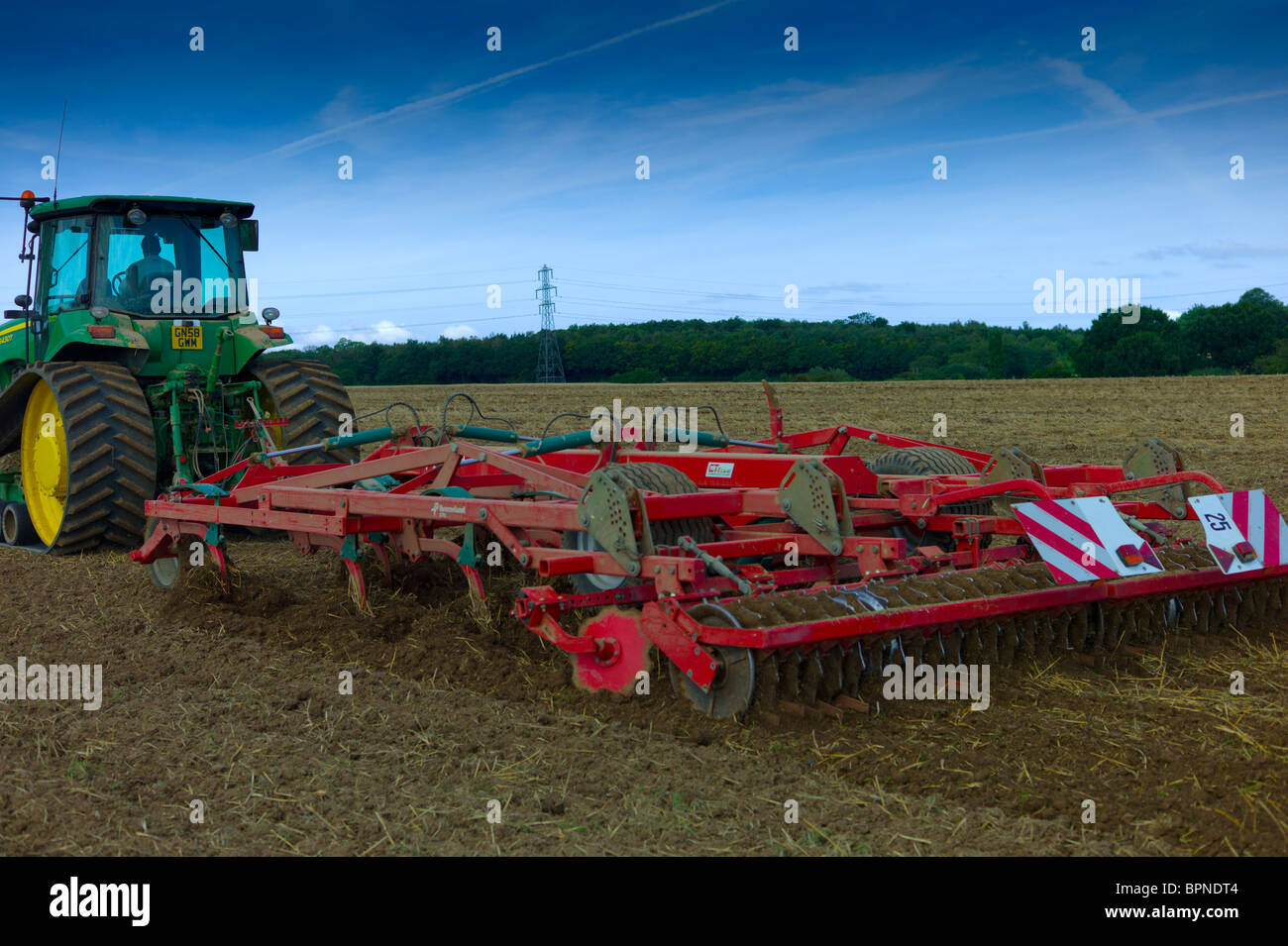Tractor plough field hi-res stock photography and images - Alamy