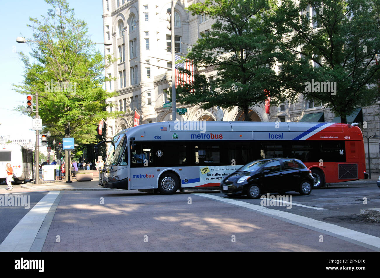 Bus, Washington DC, USA Stock Photo - Alamy