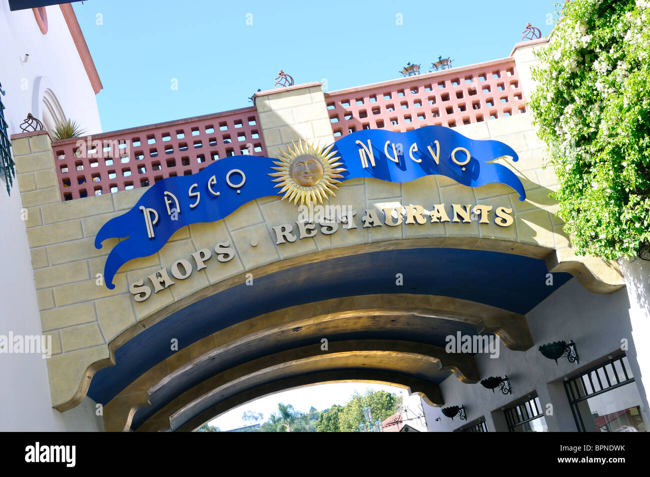 Mall, Santa Barbara, California, USA Stock Photo - Alamy