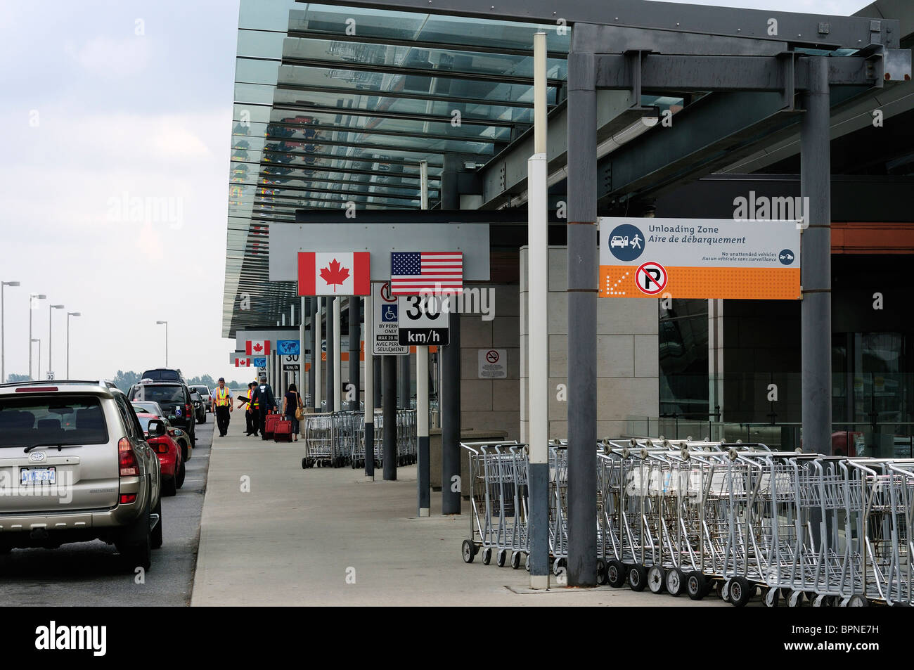 The Passenger Departure Area Of Ottawa Airport, Ottawa Canada Stock ...