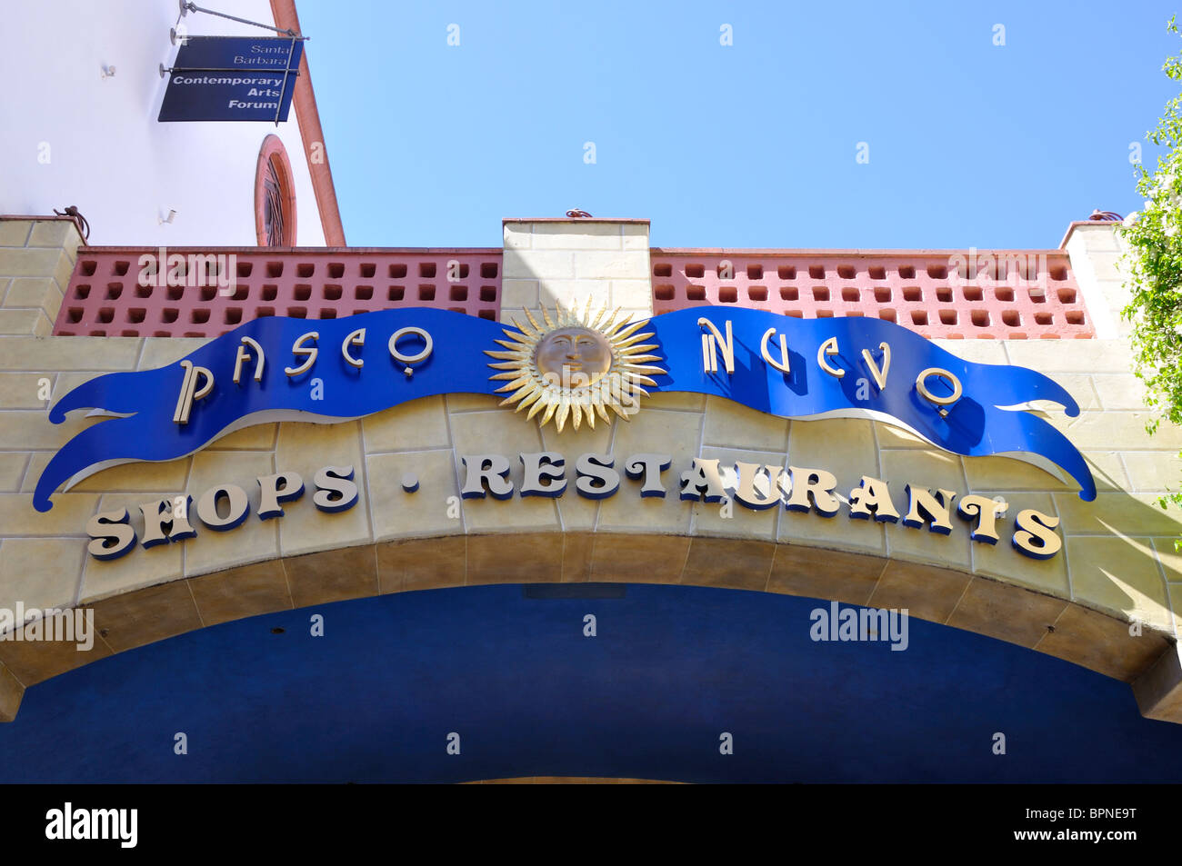 Mall, Santa Barbara, California, USA Stock Photo - Alamy