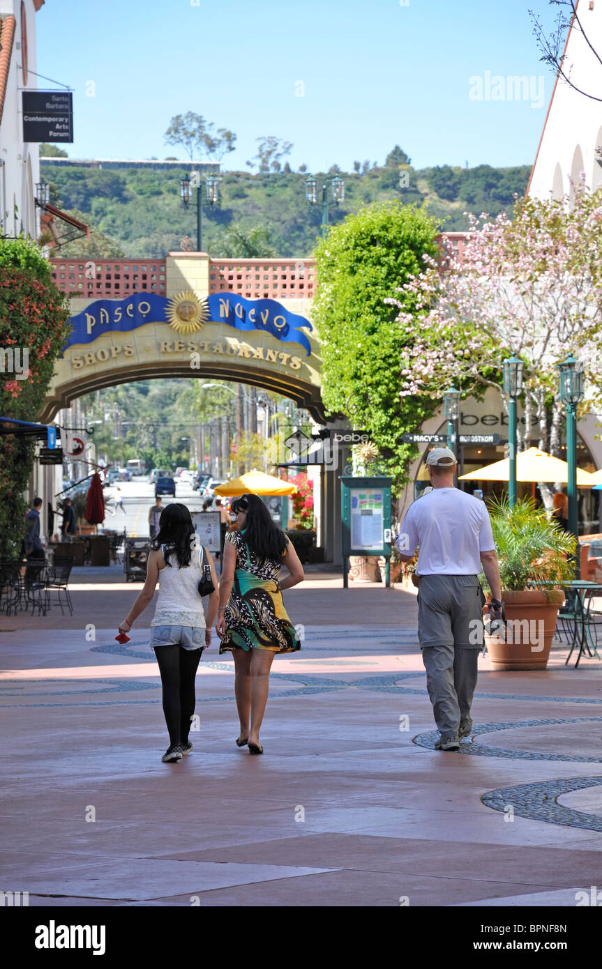 Mall, Santa Barbara, California, USA Stock Photo - Alamy