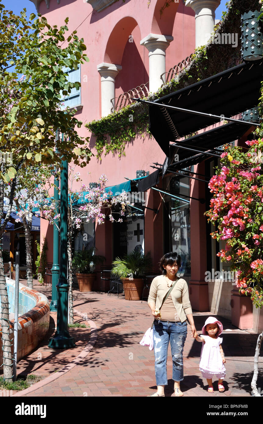 Mall, Santa Barbara, California, USA Stock Photo - Alamy