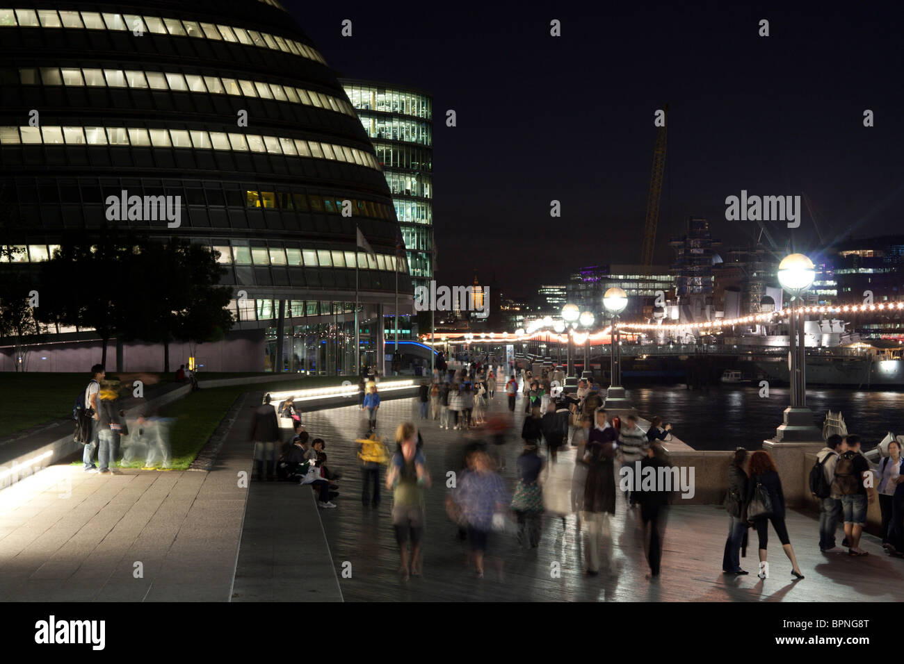 City hall night london mayor hi-res stock photography and images - Alamy