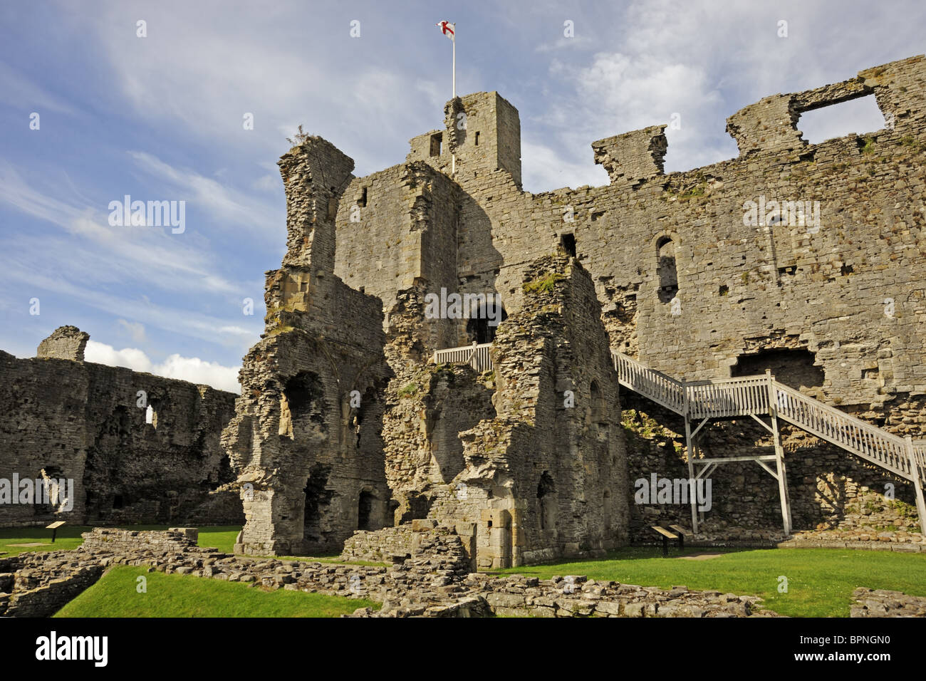 Middleham Castle, Yorkshire Stock Photo - Alamy