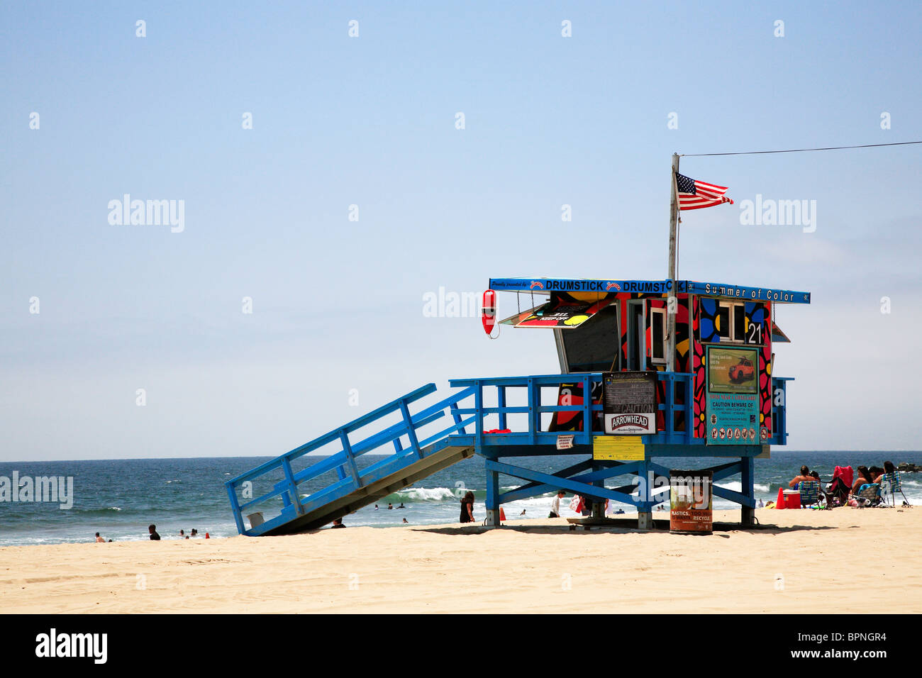 Venice beach lifeguard station hi-res stock photography and images - Alamy