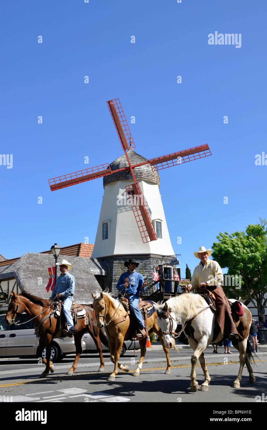 Cowboy parade, Solvang, California, USA Stock Photo - Alamy