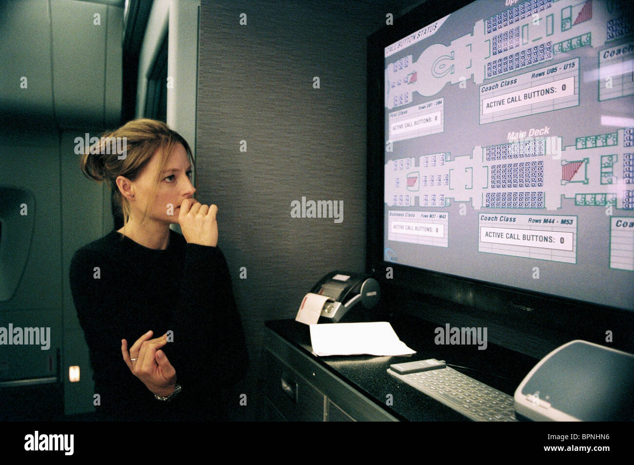 Jodie Foster As Kyle Pratt Film Title Flightplan High Resolution Stock ...