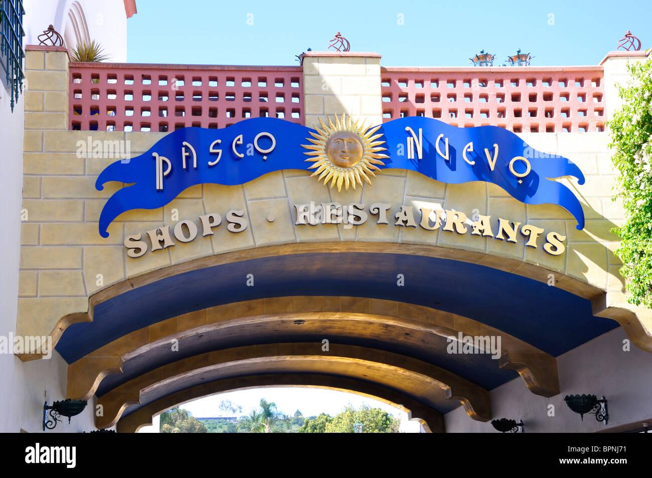 Mall, Santa Barbara, California, USA Stock Photo - Alamy