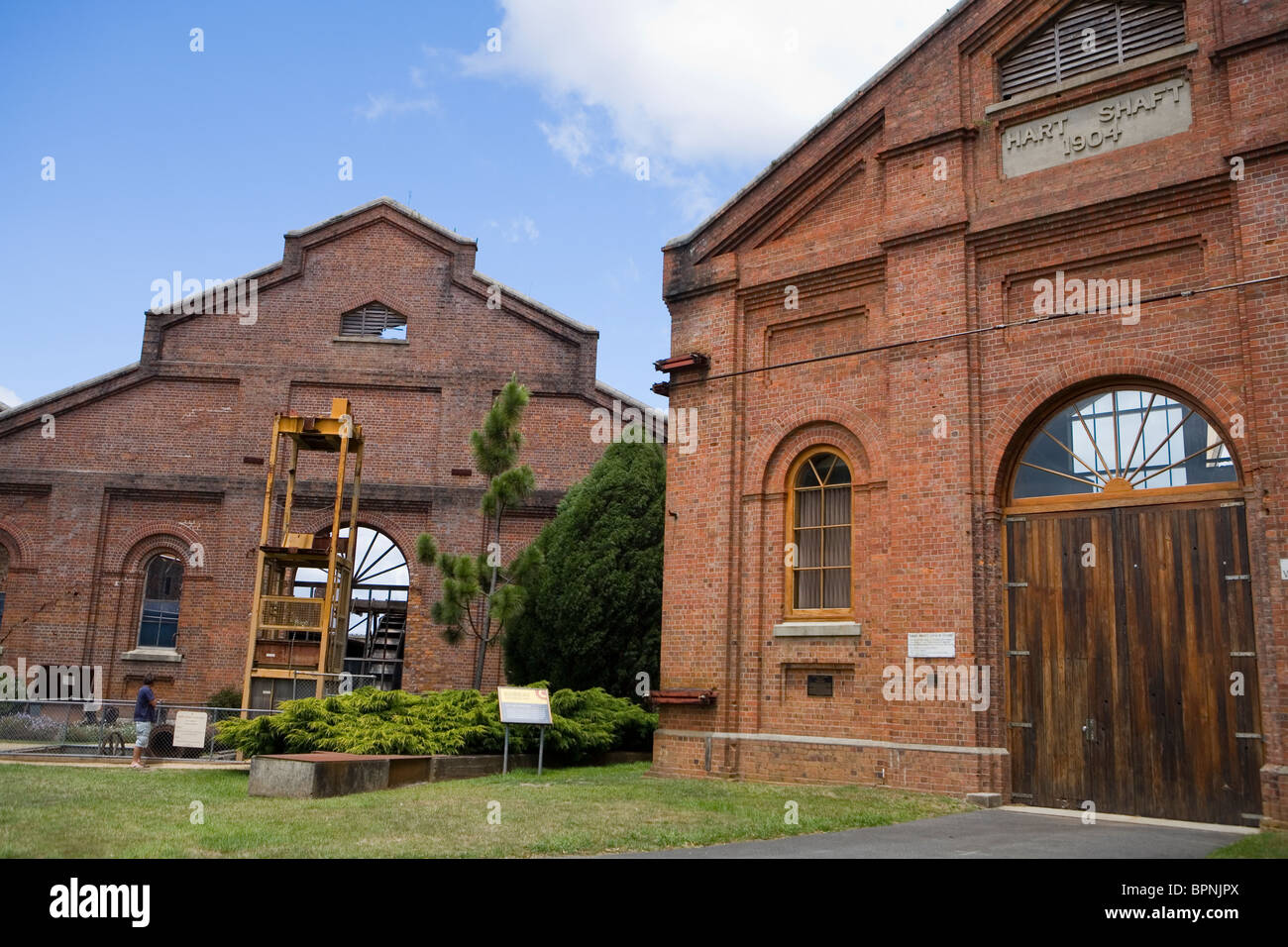 The Hart Shaft Winder House and boiler house at the Beaconsfield gold ...