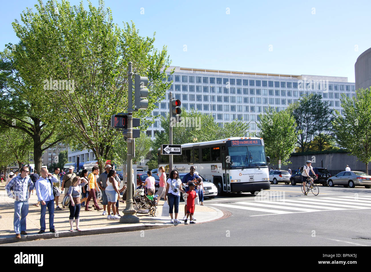 Bus, Washington DC, USA Stock Photo - Alamy