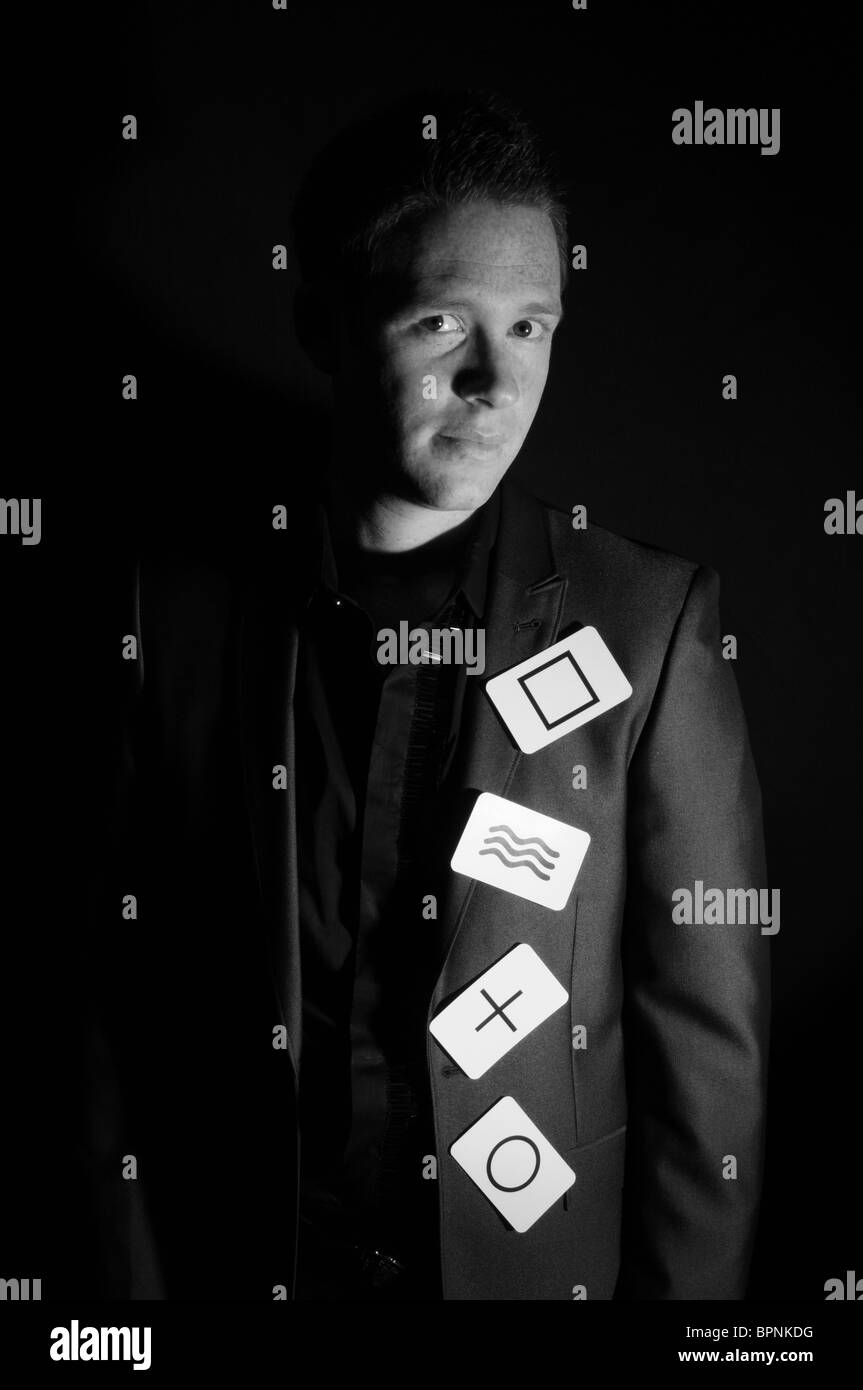 Young male in smart Black and White Stock Photos & Images - Alamy