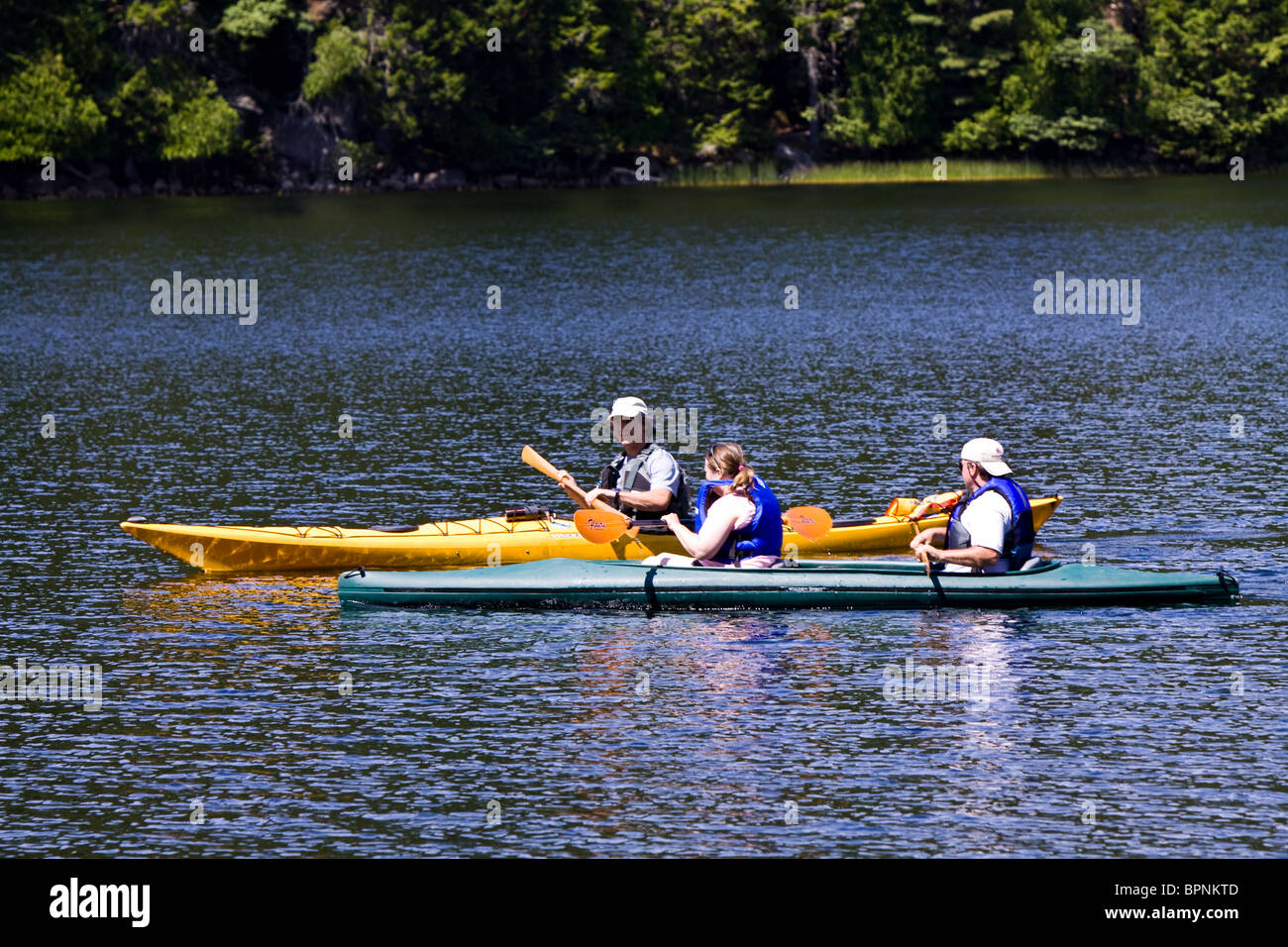 Kayak Acadia National Park Stock Photos & Kayak Acadia National Park ...