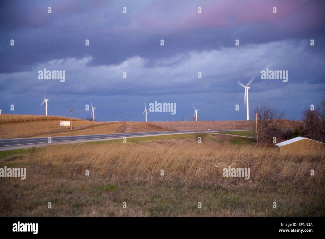 Cow Branch Wind Farm in Tarkio, Missouri Stock Photo - Alamy