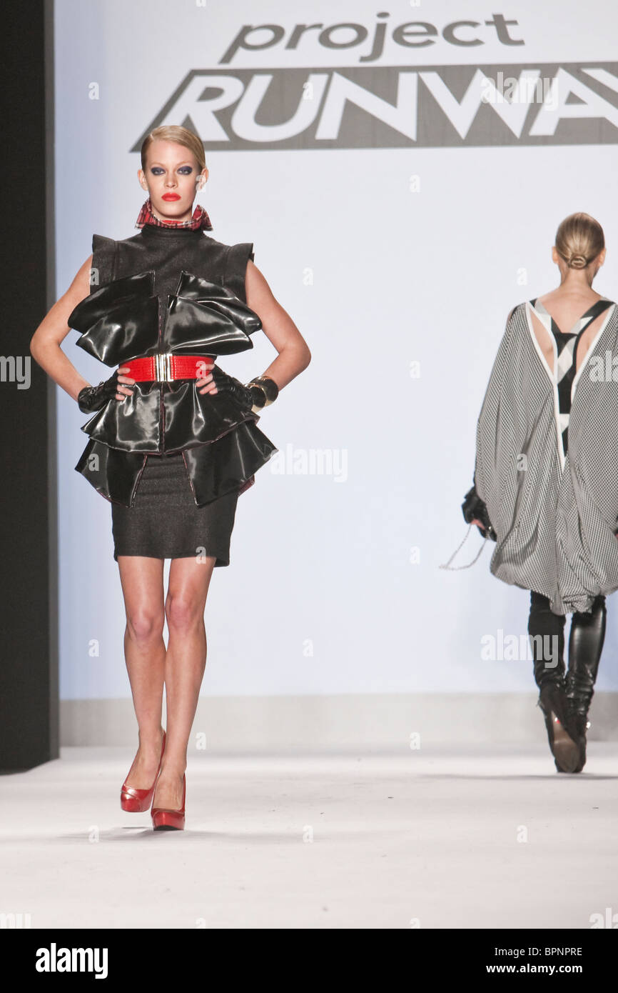 Project runway 2010 winner seth aaron henderson hi-res stock ...