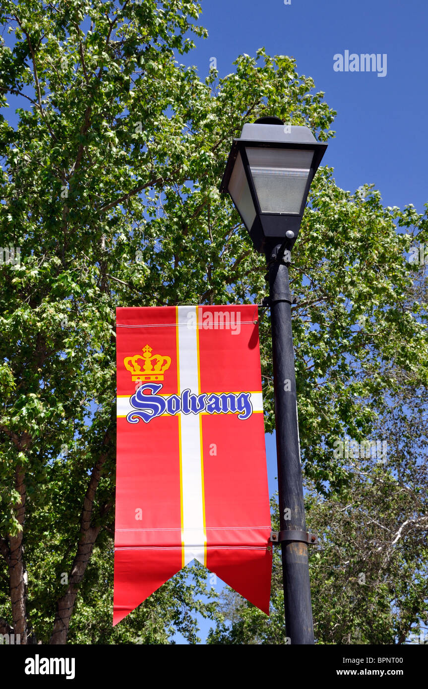Solvang california town flag hi-res stock photography and images - Alamy