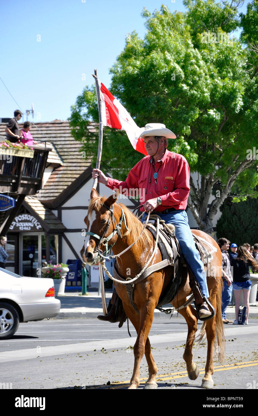 Cowboy us flag parade hi-res stock photography and images - Alamy