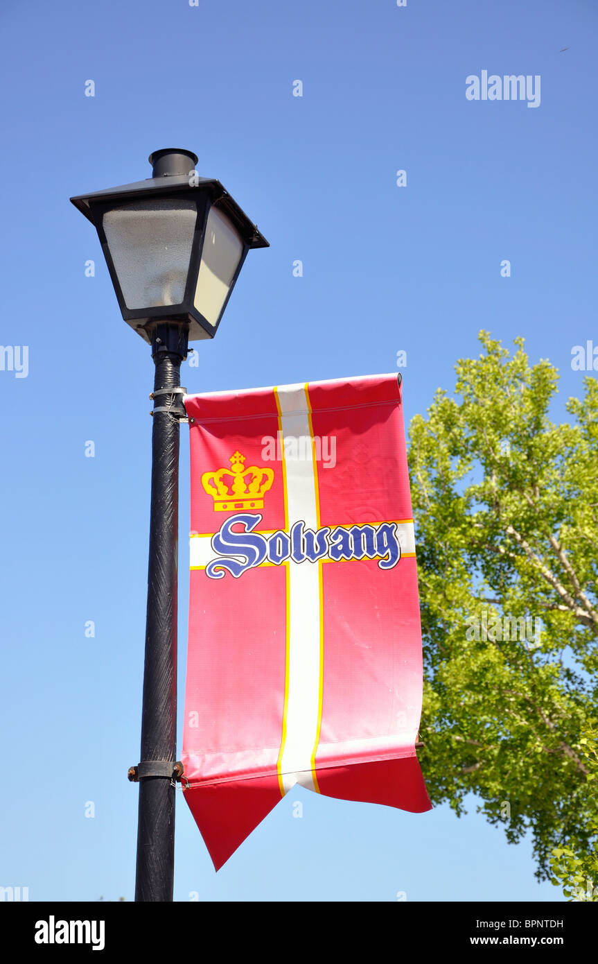 Solvang california flag hi-res stock photography and images - Alamy