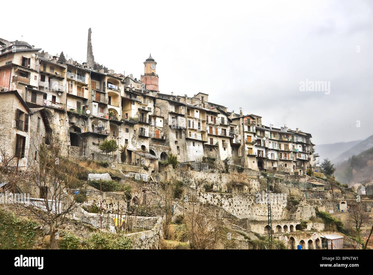 The town of Tende in France Stock Photo - Alamy