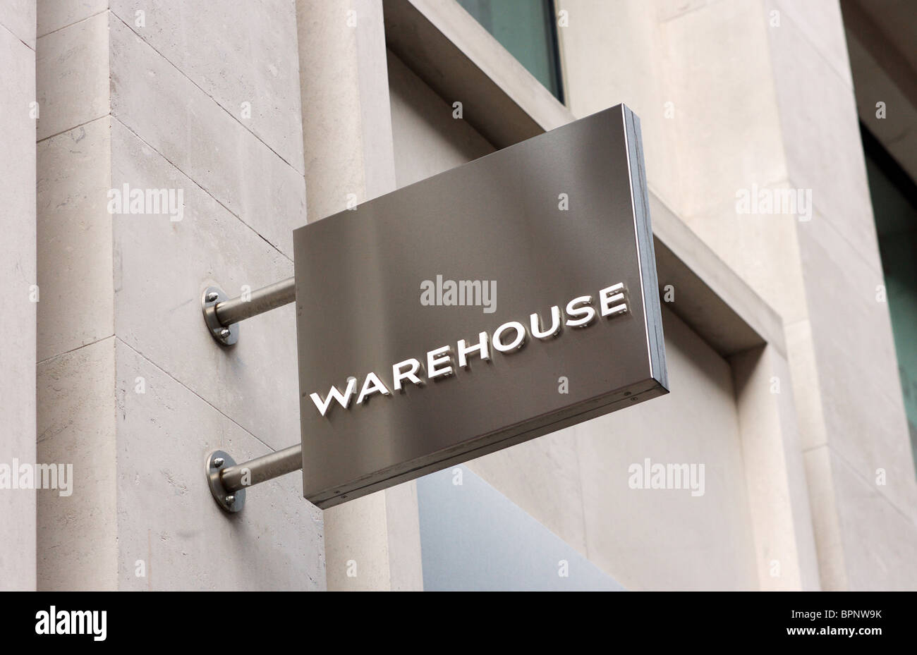 Warehouse shop sign Stock Photo - Alamy