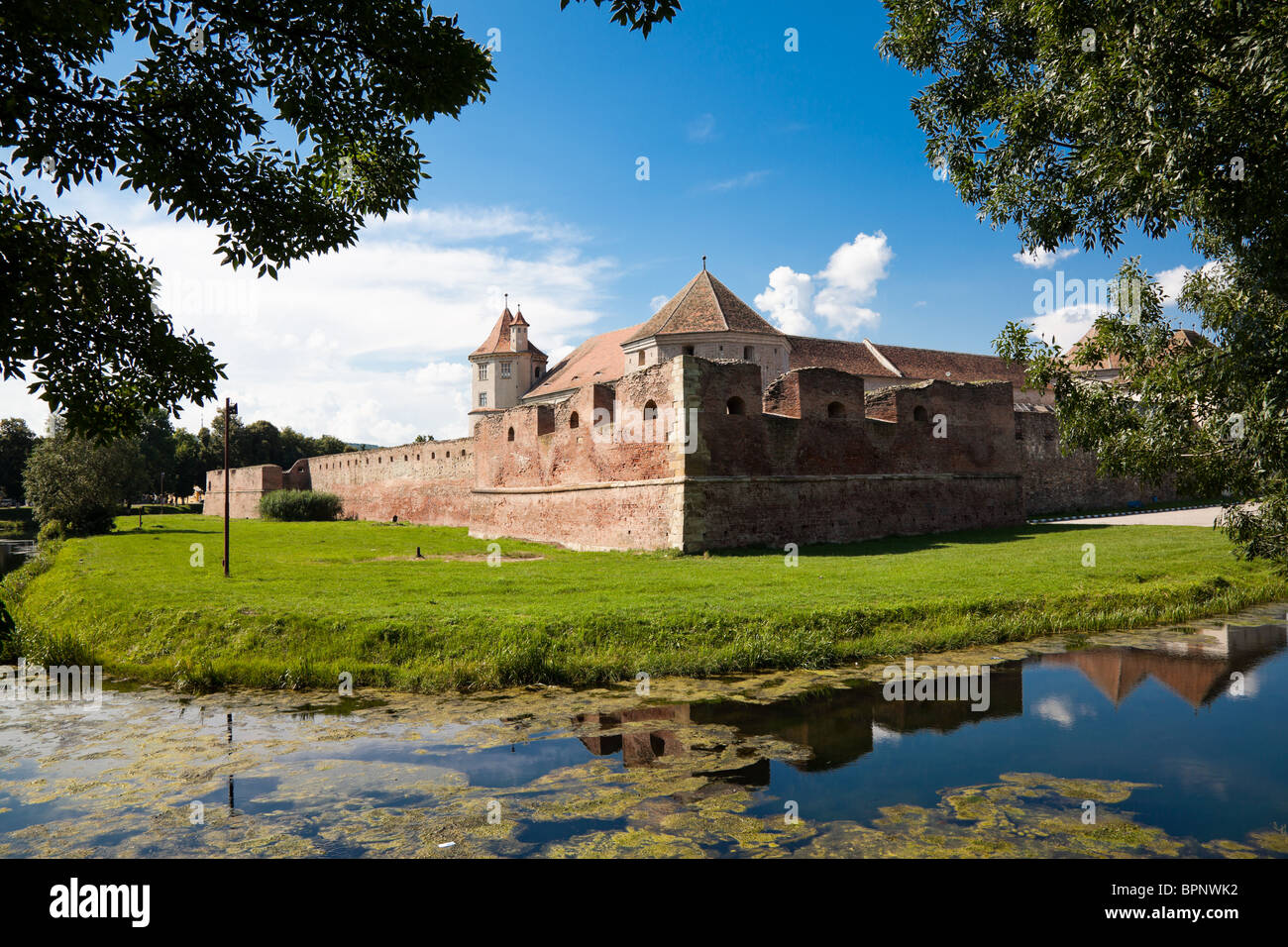 Fagaras Fortress in the city with the same name, Brasov County, Romania ...