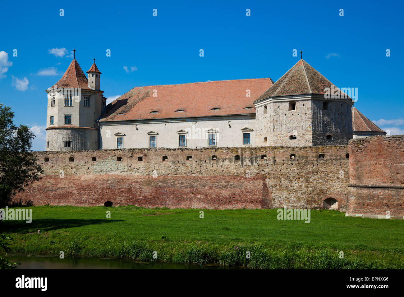 Fagaras Fortress in the city with the same name, Brasov County, Romania ...