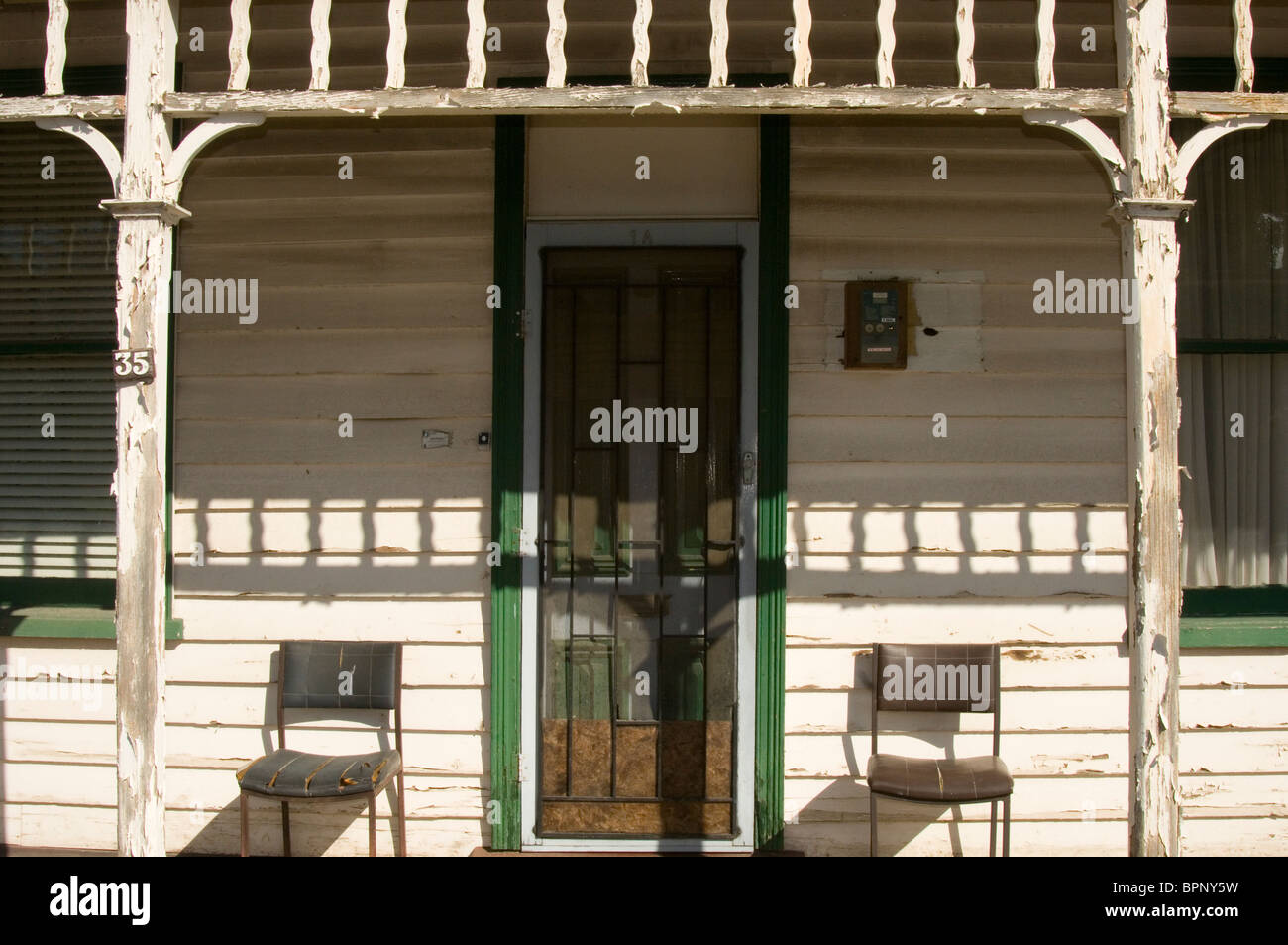 Victorian-era weatherboard cottage in Yarraville, Melbourne Stock Photo ...