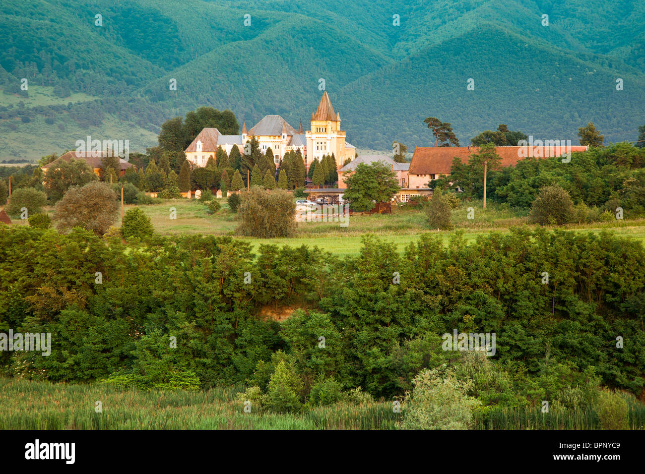 Kendeffy Castle in Santamaria Orlea, Hunedoara county, Romania Stock ...