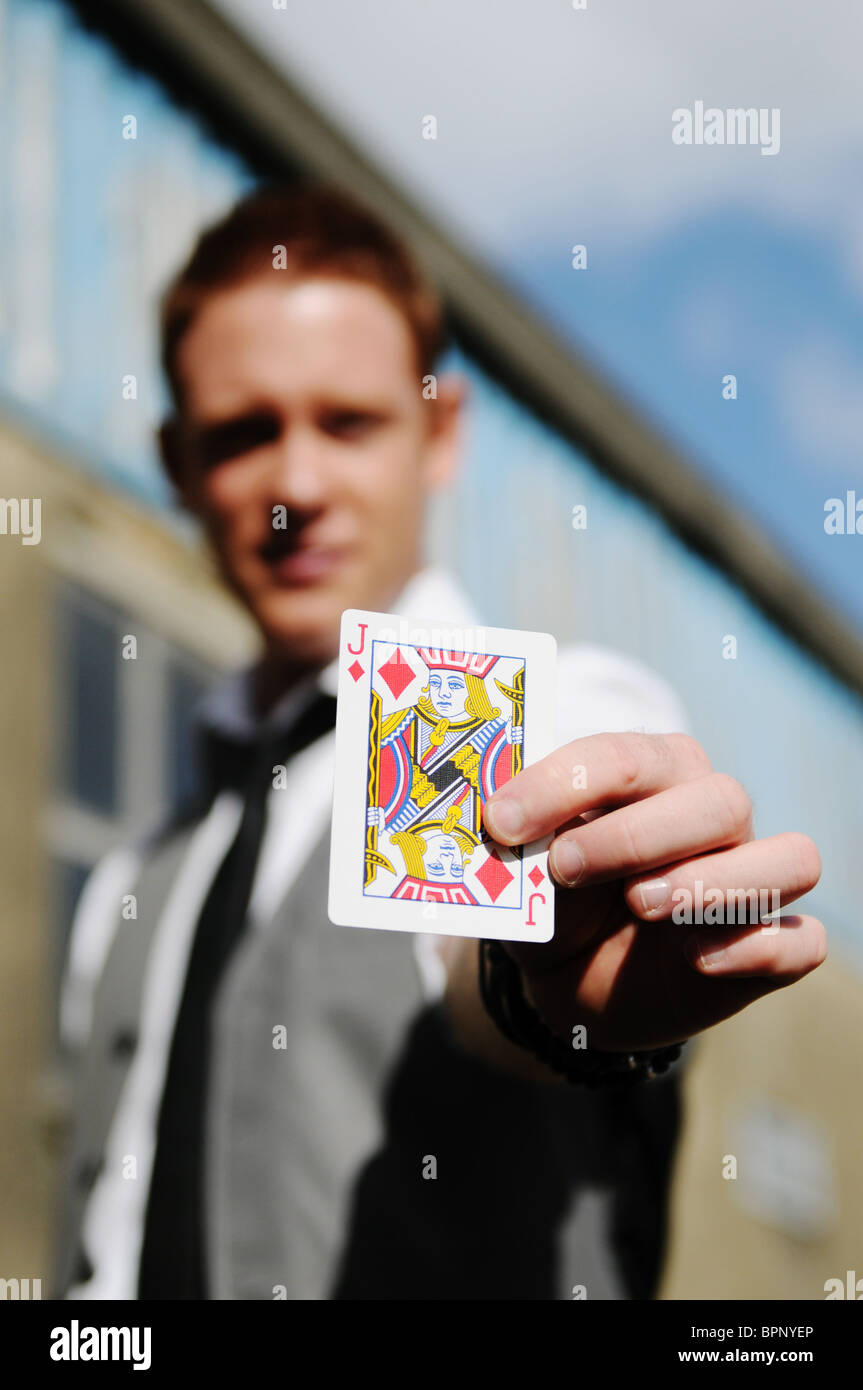 Card tricks hi-res stock photography and images - Alamy