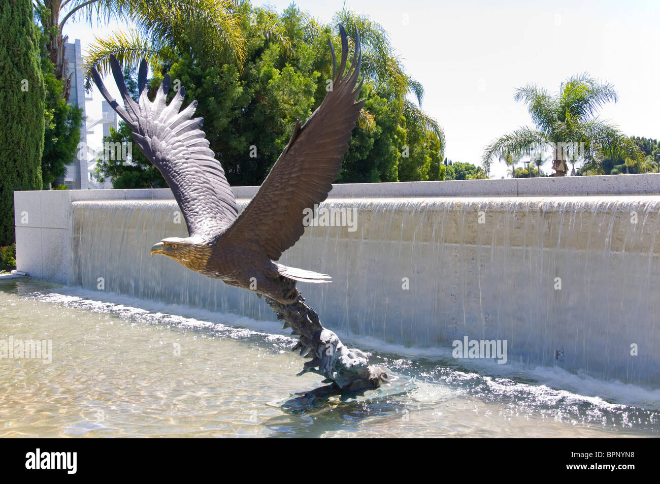 Juvenile Condor statue Stock Photo - Alamy