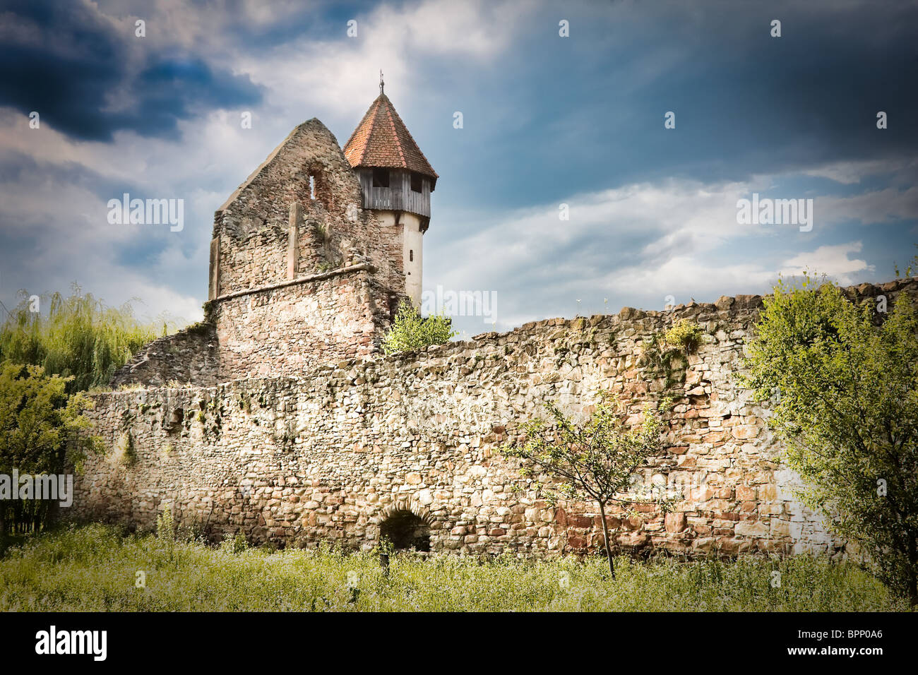 The Cistercian Church in Carta Village, Sibiu County, Romania Stock ...
