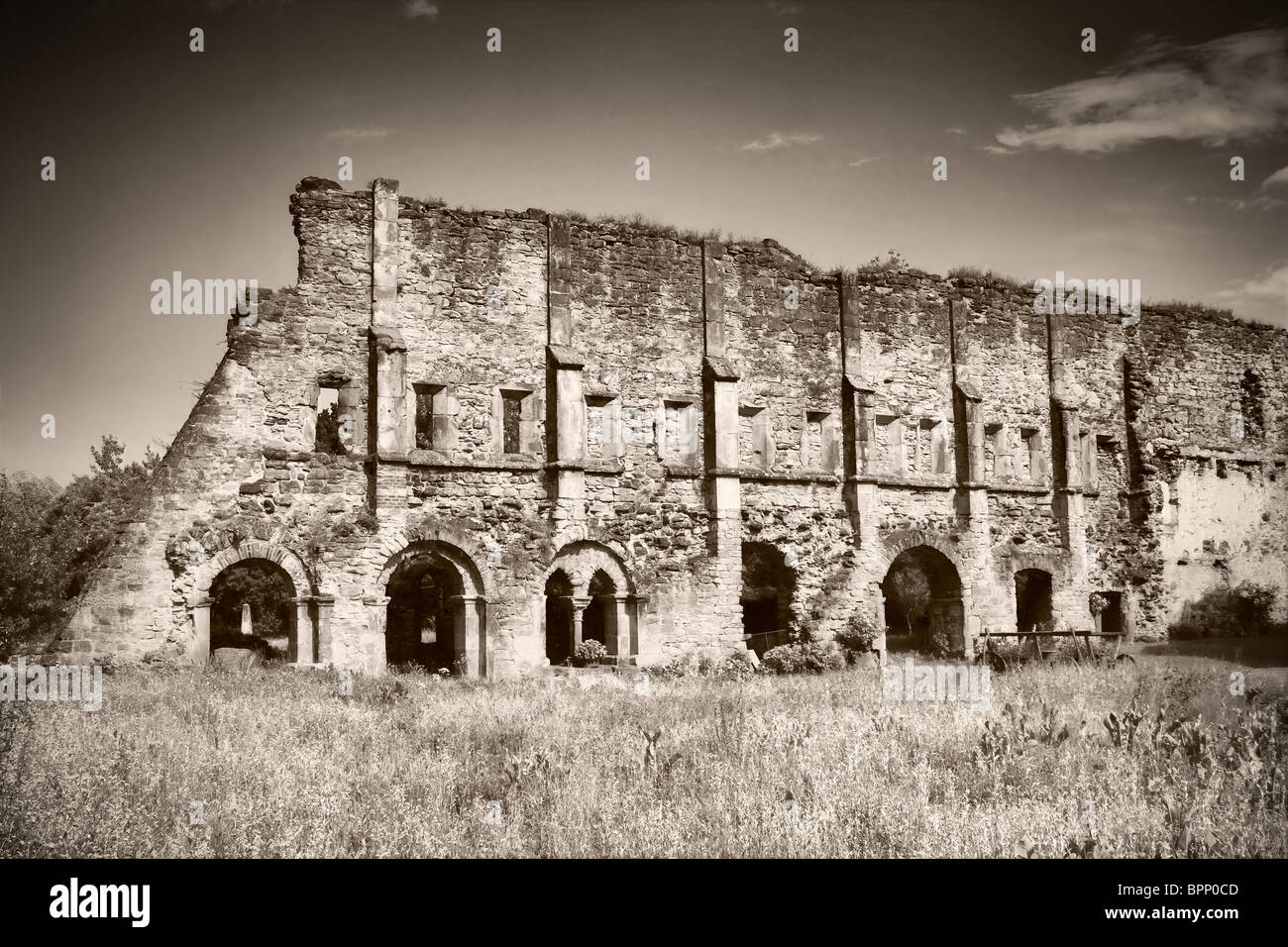 The Cistercian Church in Carta Village, Sibiu County, Romania Stock ...