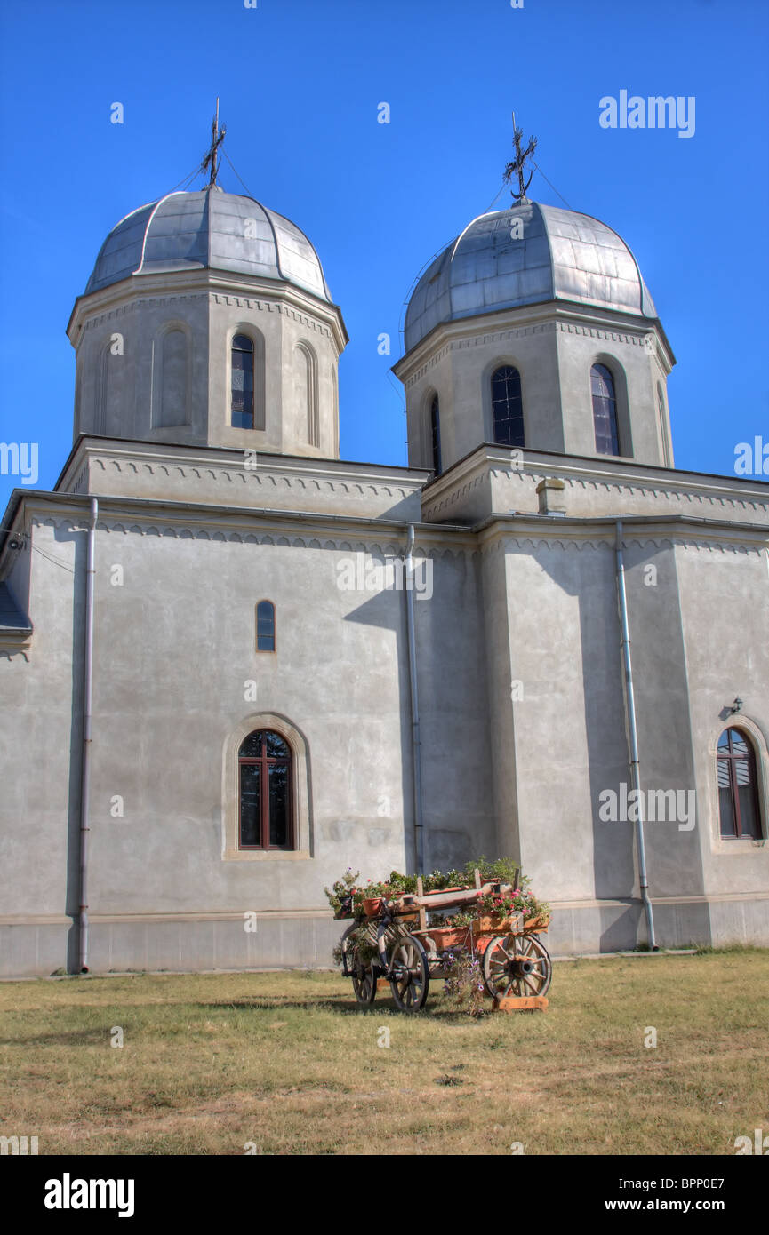 The church of the Comana Monastery in Comana village, Romania Stock ...