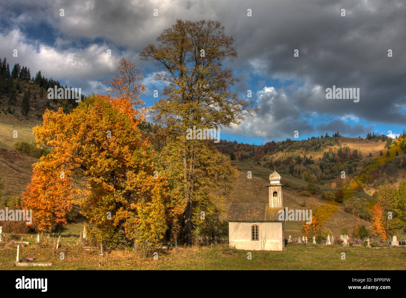 Church in Corbu village, Harghita county, Romania Stock Photo - Alamy