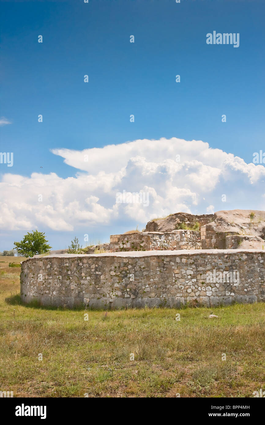 Capidava fortress on the banks of Danube, Romania Stock Photo - Alamy