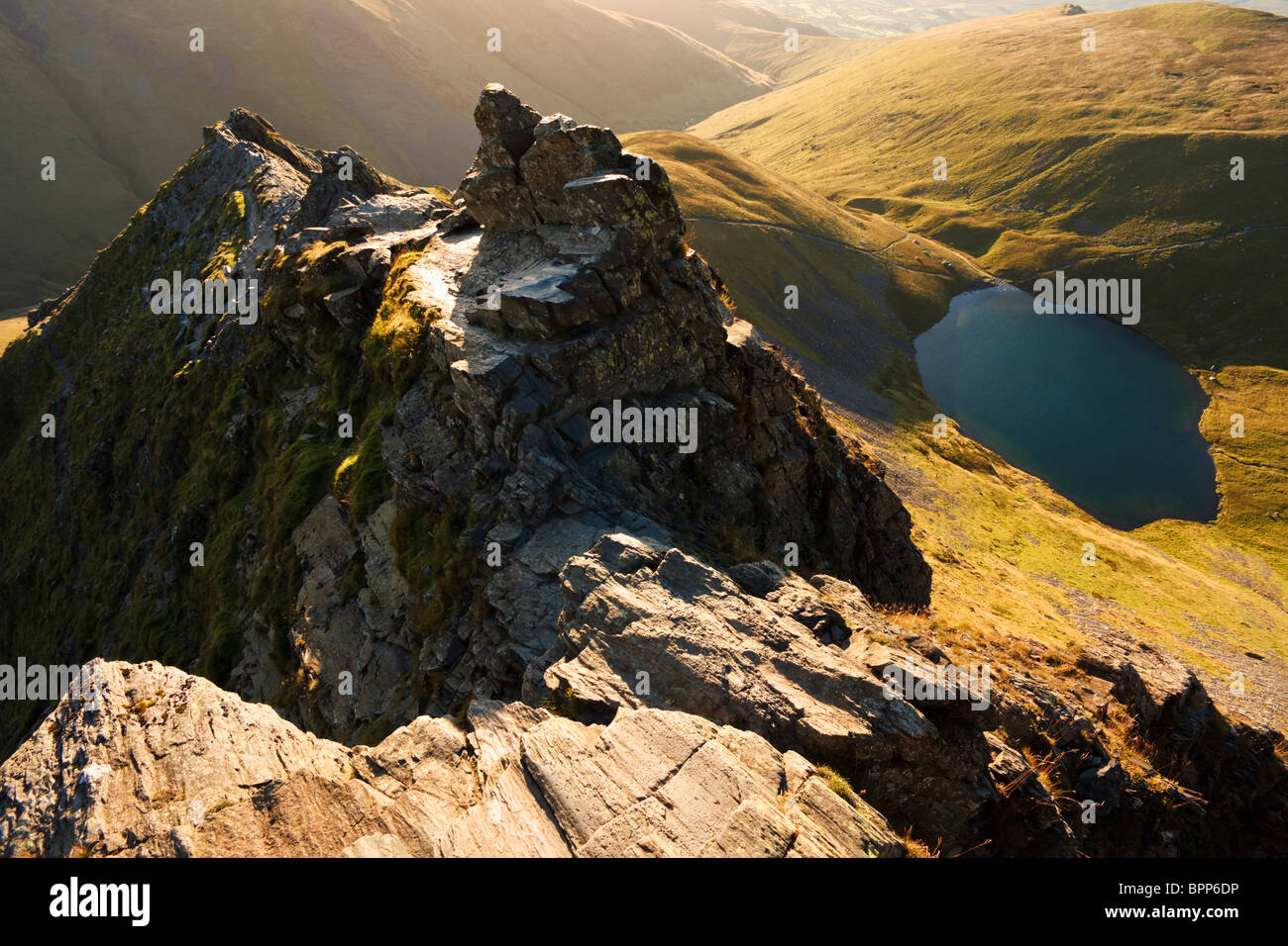 Sharp Edge & Scales Tarn, Blencathra, Cumbria Stock Photo - Alamy