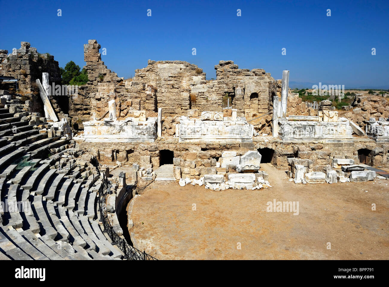 Ancient Amphitheater (Side, Antalya, Turkey Stock Photo - Alamy Ancient Amphitheater (Side, Antalya, Turkey Stock Photo - Alamy