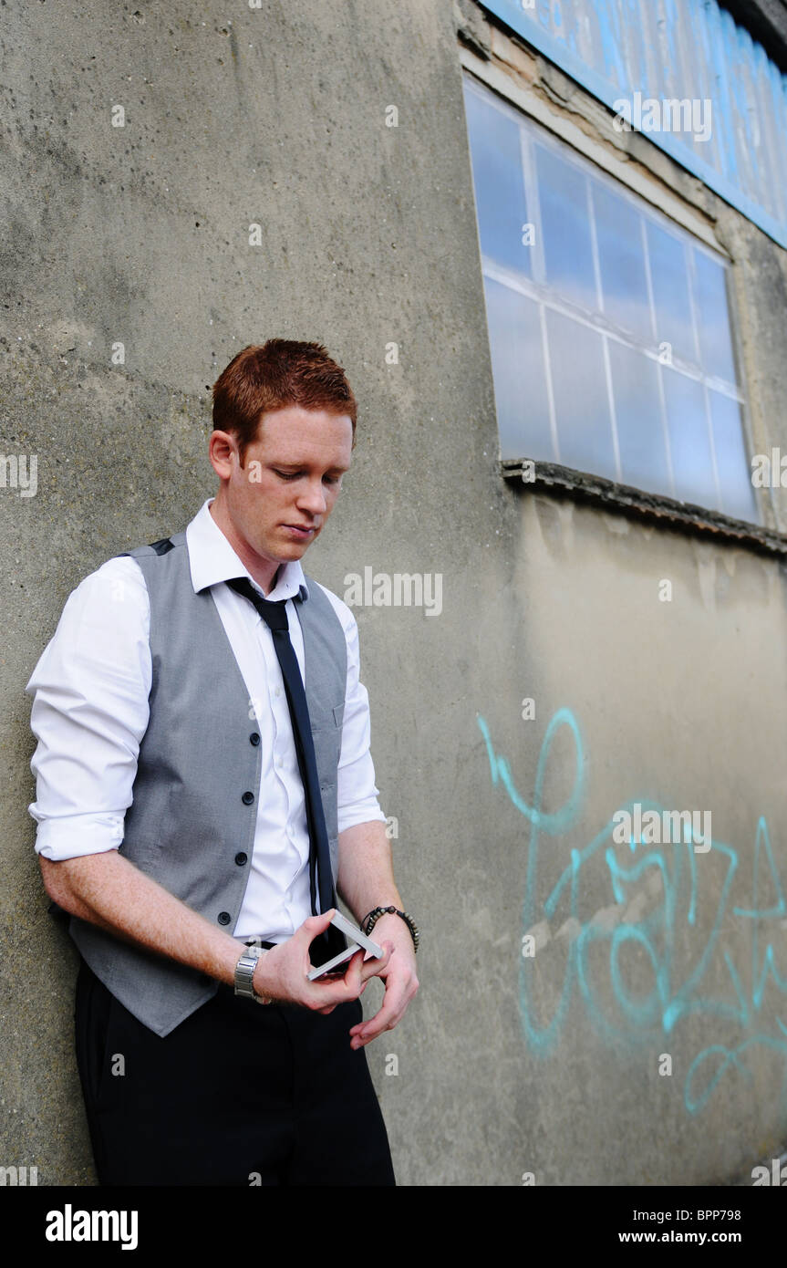 Magician performing street hi-res stock photography and images - Alamy