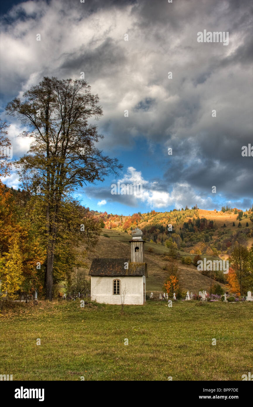 Church in Corbu village, Harghita county, Romania Stock Photo - Alamy