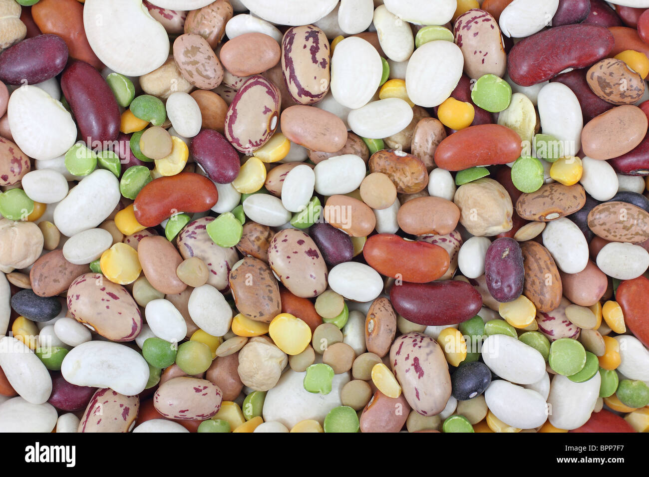 Assortment of dried beans Stock Photo - Alamy