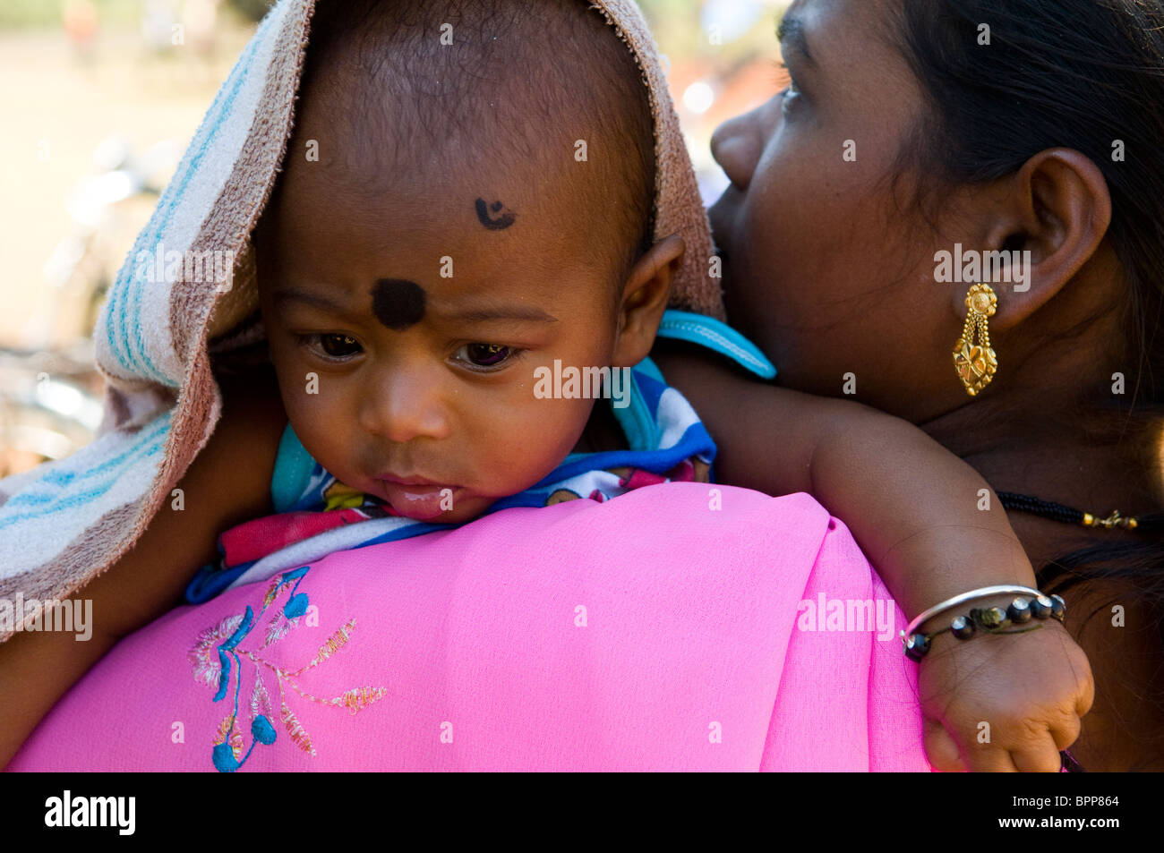 Mother & her baby Stock Photo - Alamy