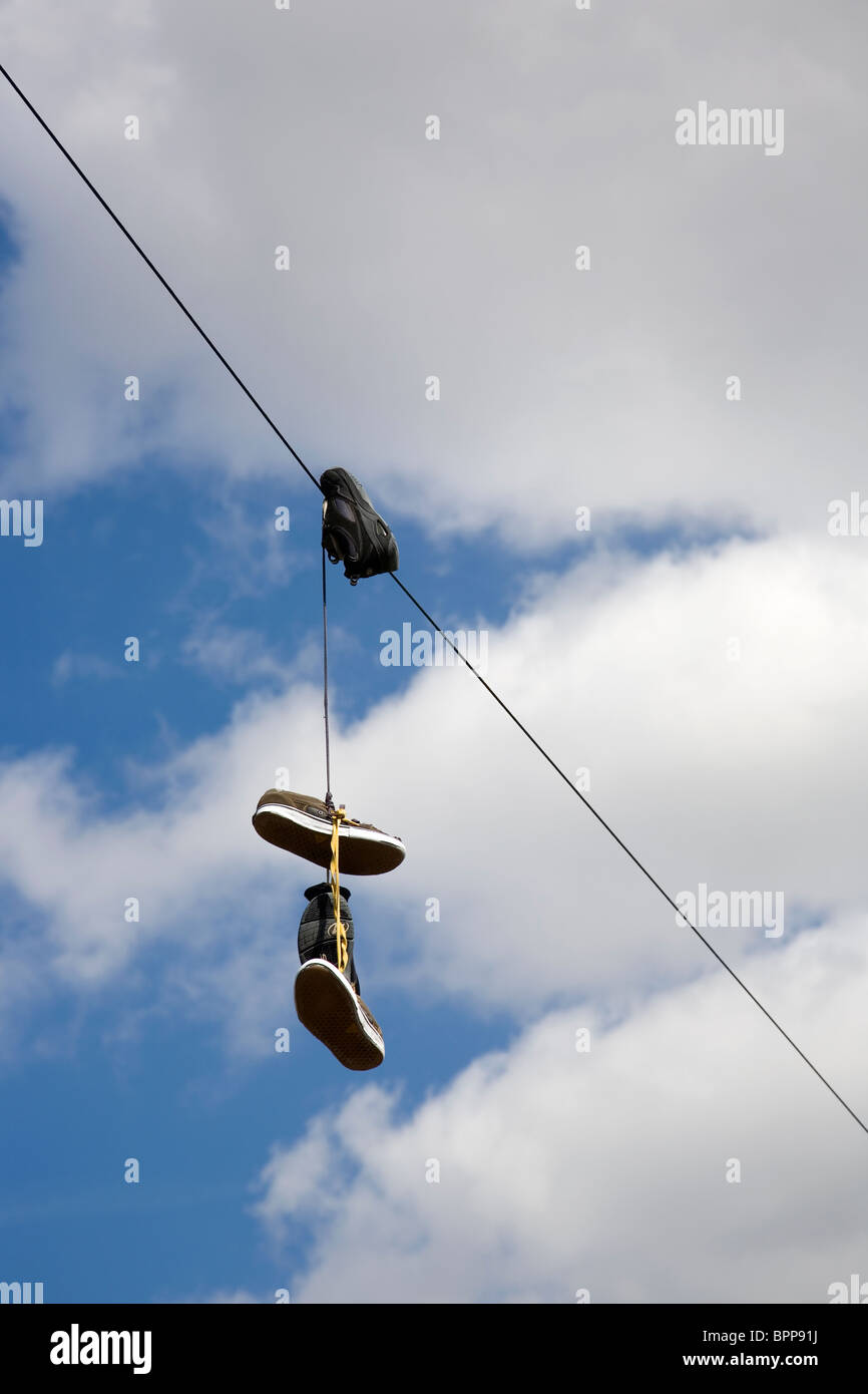 Hanging from cable hi-res stock photography and images - Alamy