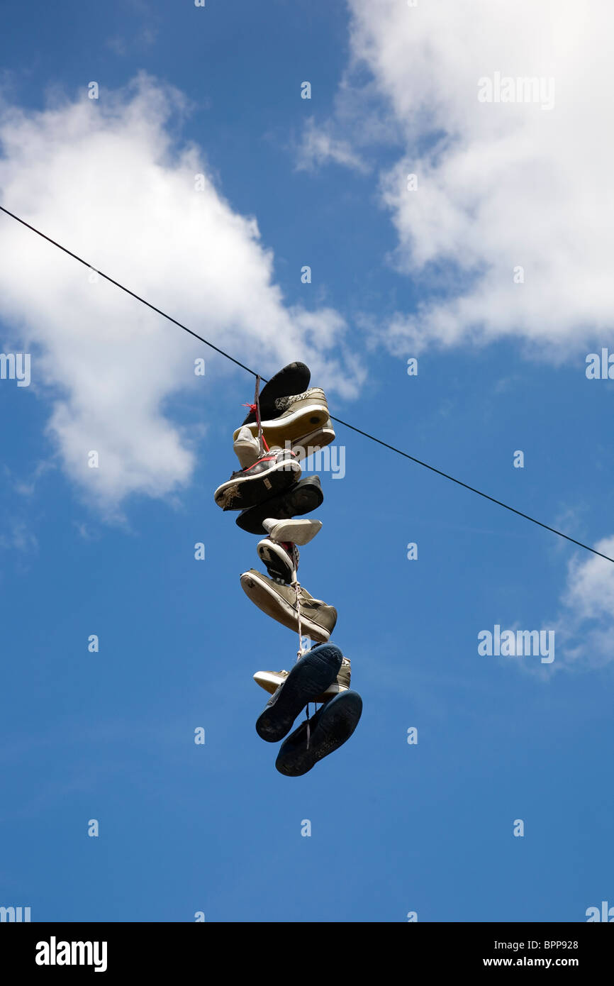 Hanging from cable hi-res stock photography and images - Alamy