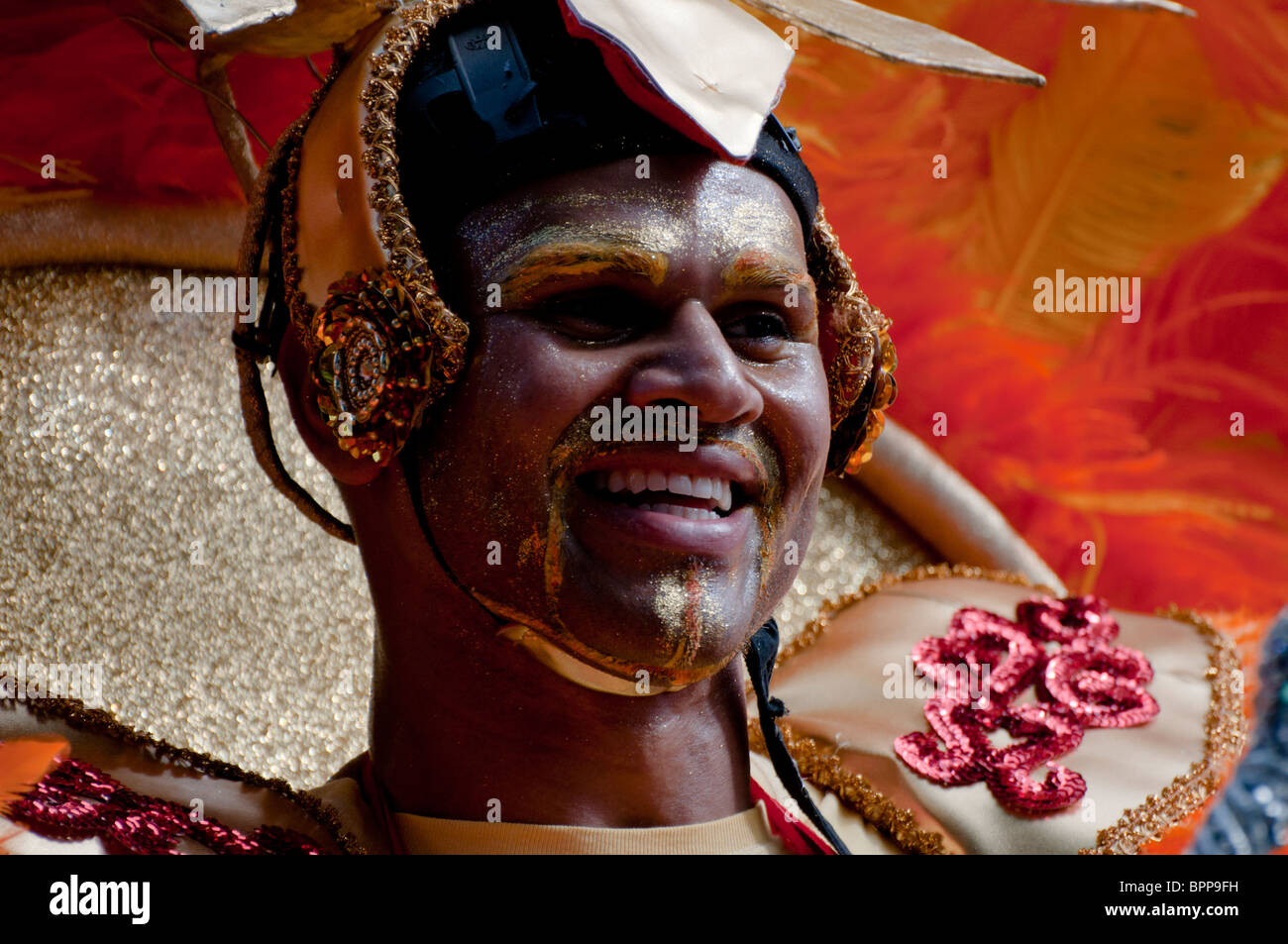 Carnival Man Smiling Stock Photo - Alamy