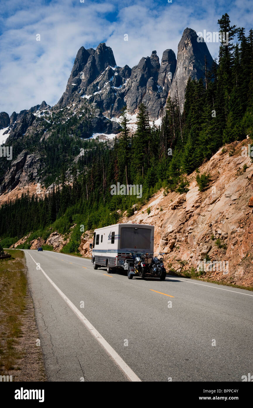 The North Cascades Highway in Washington State. Motor Homes and travel ...